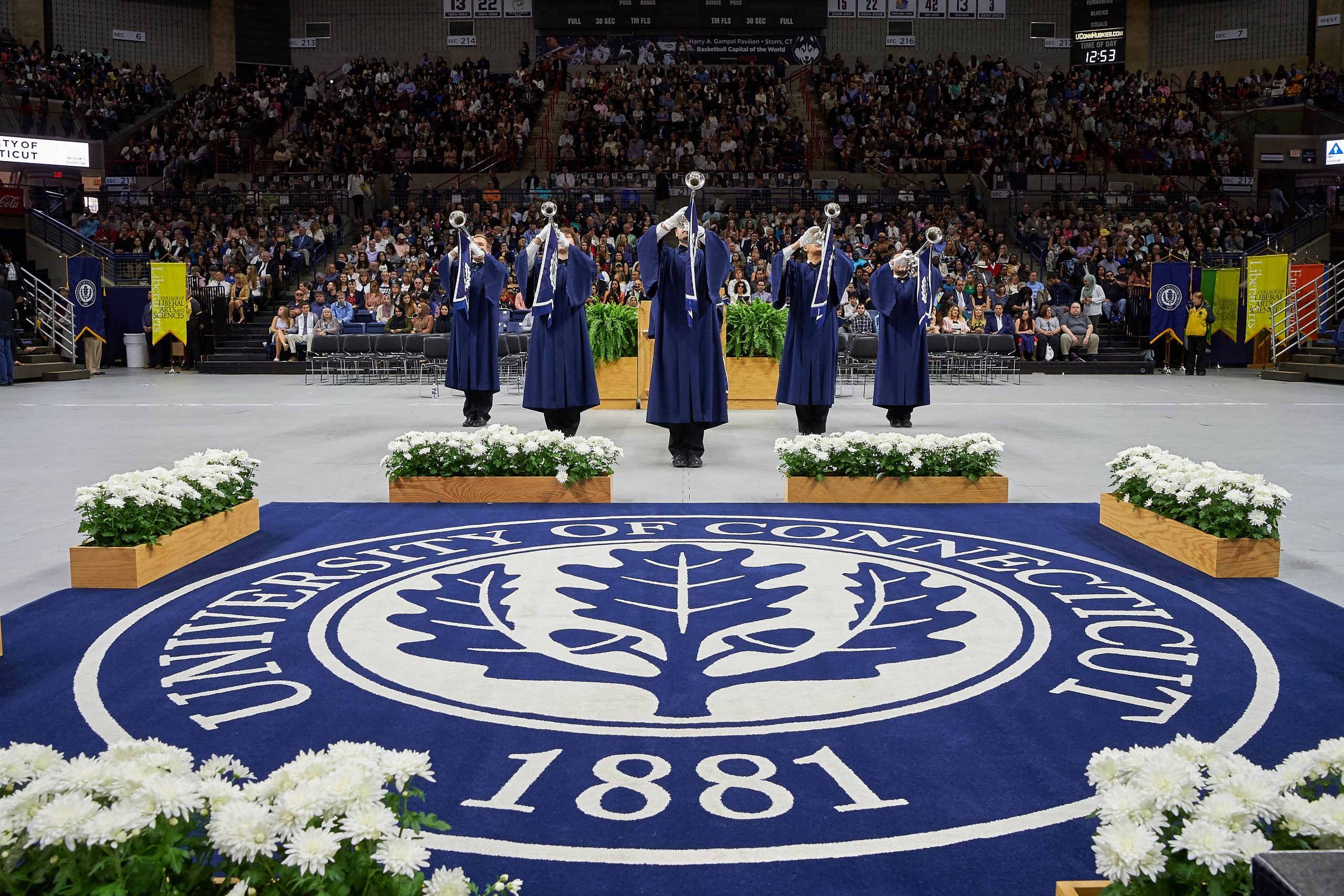 Fanfare for Graduates: UConn Herald Trumpeters Return to Commencement ...