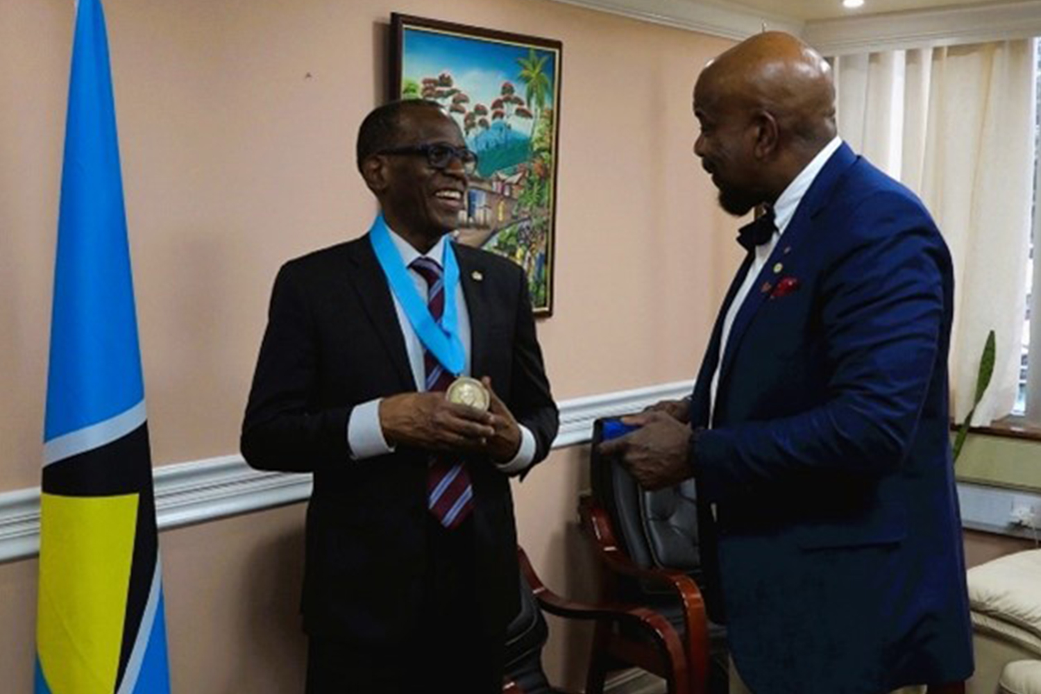 Dr. Cato T. Laurencin Meets with St. Lucia Prime Minister to Review ...