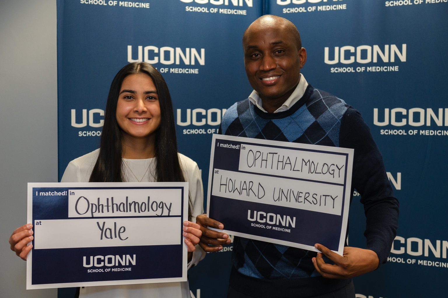 Eye-Opening Early Residency Match for Two Future Doctors - UConn Today