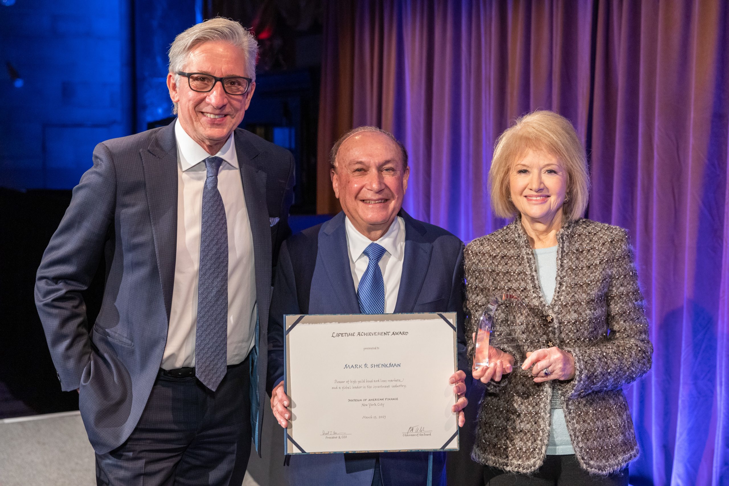 Alumnus Mark Shenkman Honored with Museum of American Finance’s ...