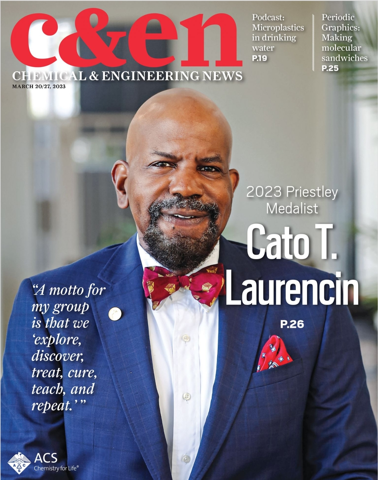 Dr. Cato T. Laurencin Awarded by the American Chemical Society ...