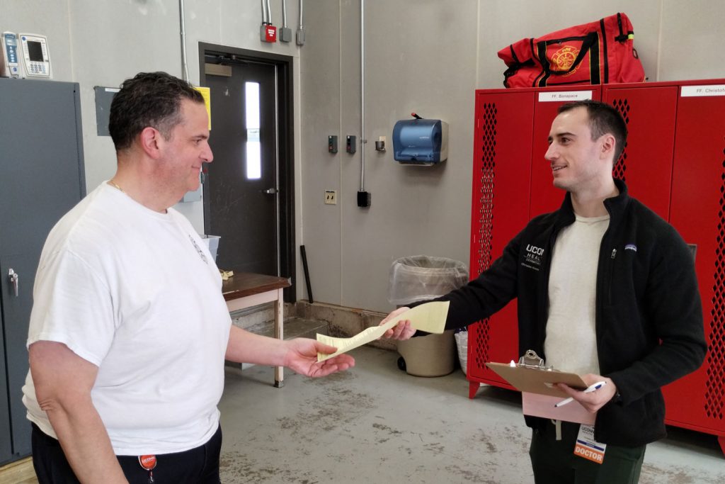 UConn Health Screens Firefighters for Skin Cancer - UConn Today