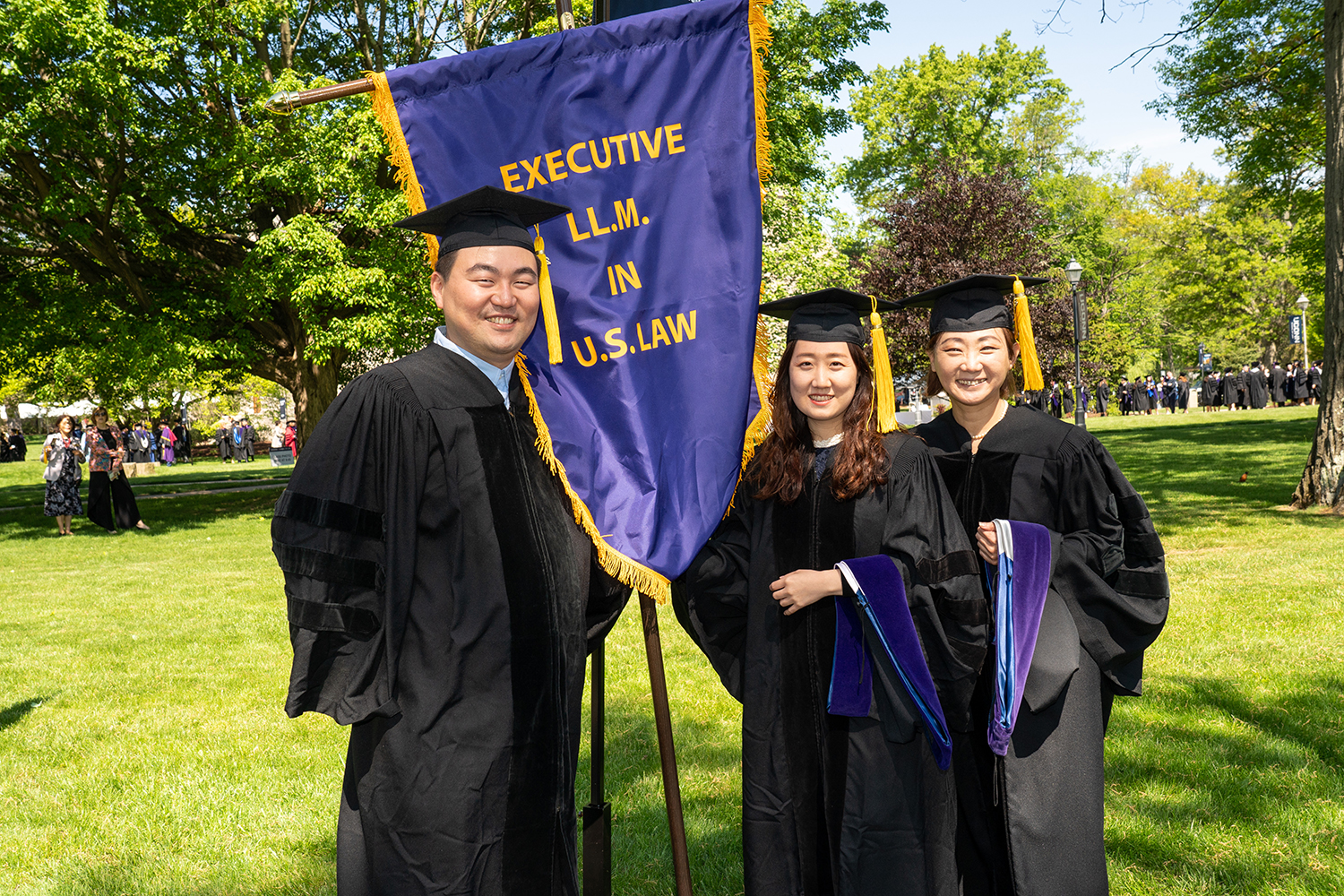 Korean Students Make an Epic Trip to Law School Commencement - UConn Today