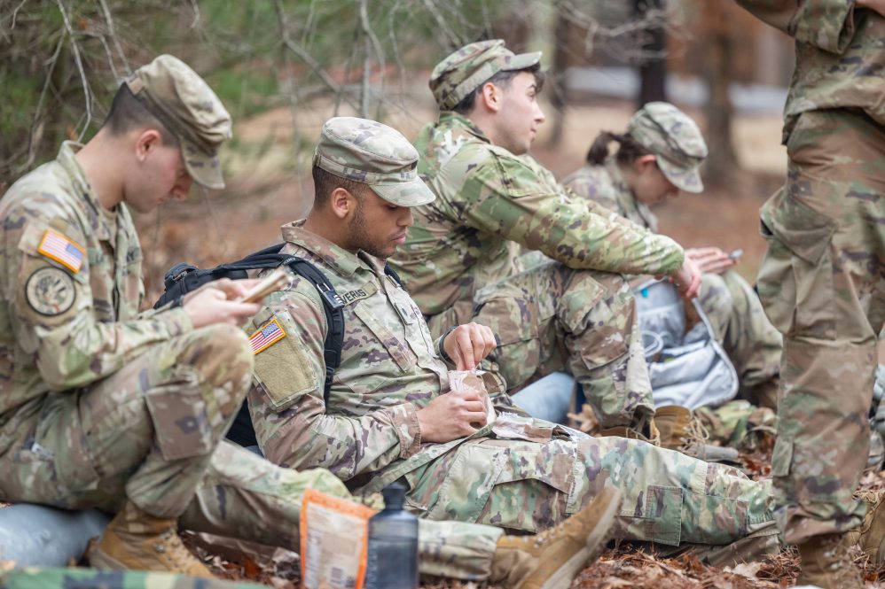 UConn Army ROTC Training - Both in the Forest and Classroom – Prepares ...