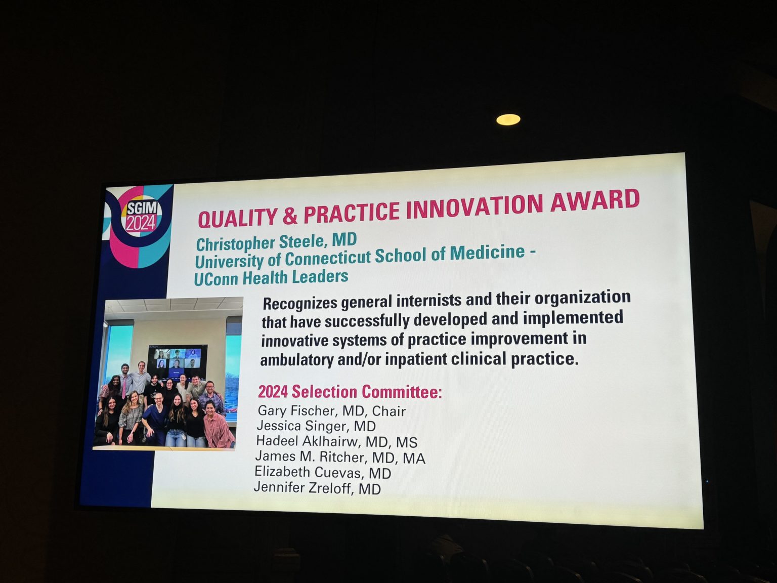 National Innovation Award Goes to UConn Health Leaders Program - UConn ...