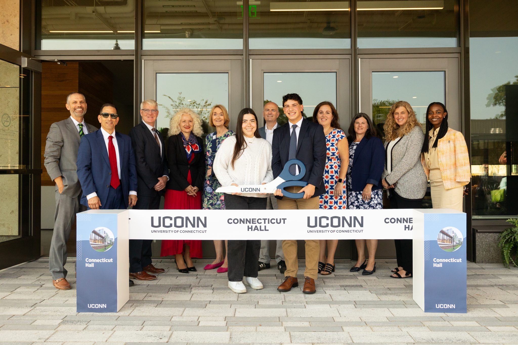 Ribbon-Cutting Ceremony Held For Connecticut Hall - UConn Today
