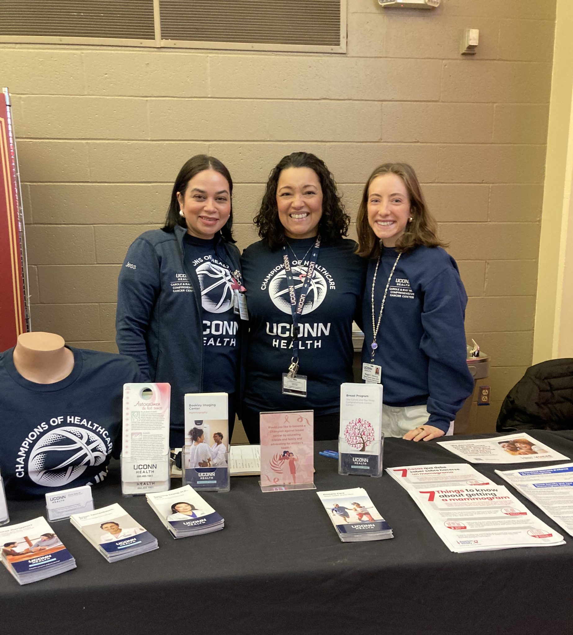 UConn Cancer Center Provides Free Screenings at UConn Huskies Coaches ...