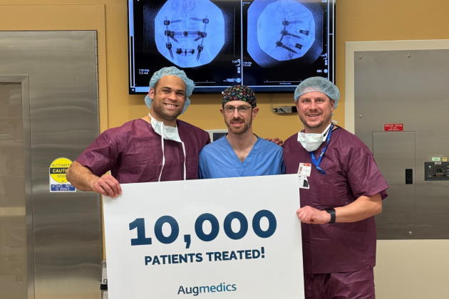 Augmedics Completes 10,000th Augmented Reality Spine Surgery ...
