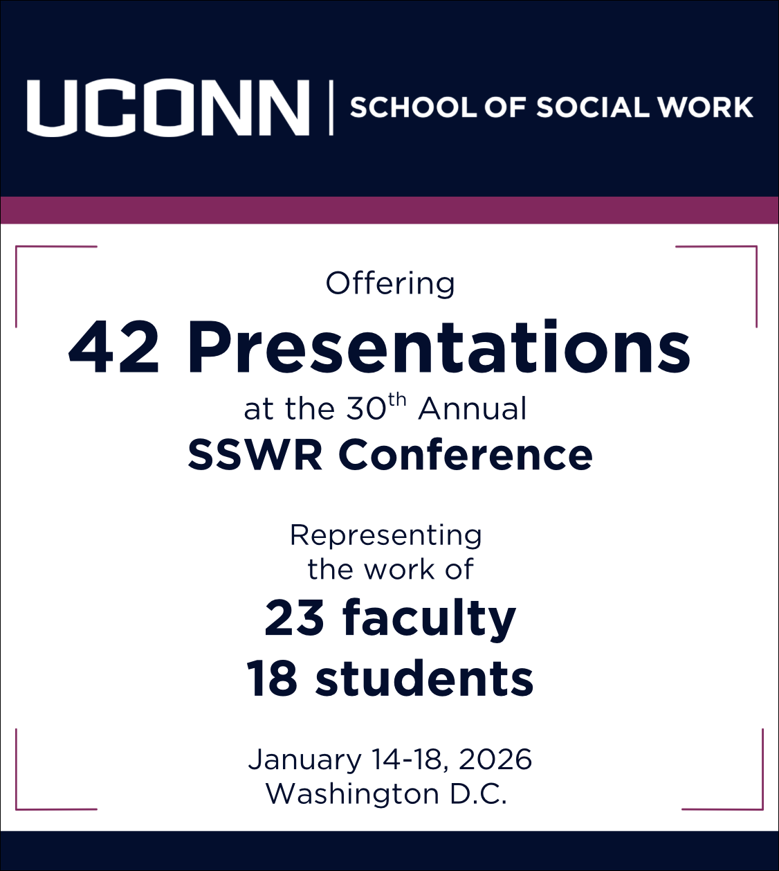 School of Social Work Community Delivers More than 40 Presentations at ...