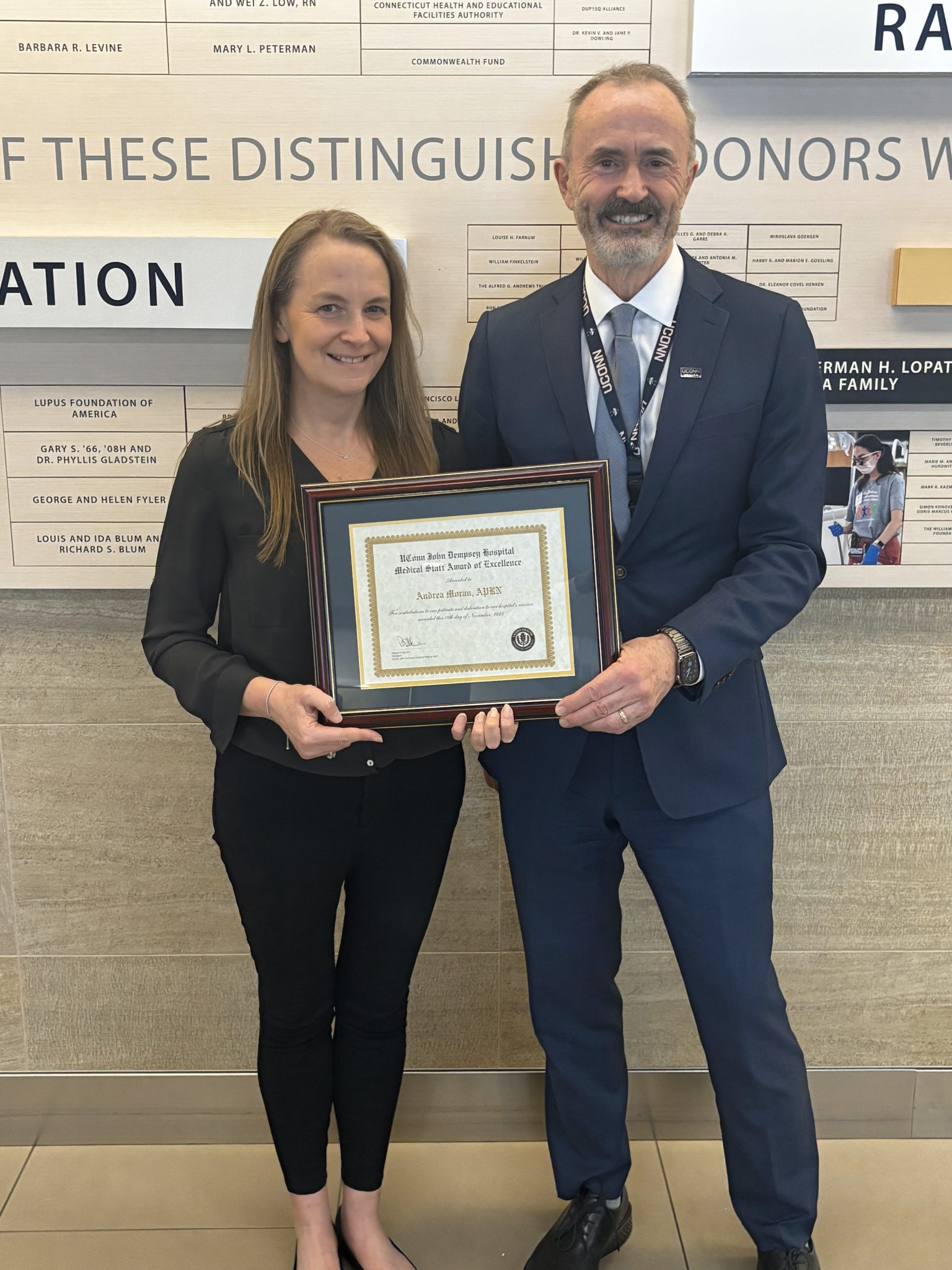 UConn John Dempsey Hospital 2025 Annual Awards of Excellence - UConn Today